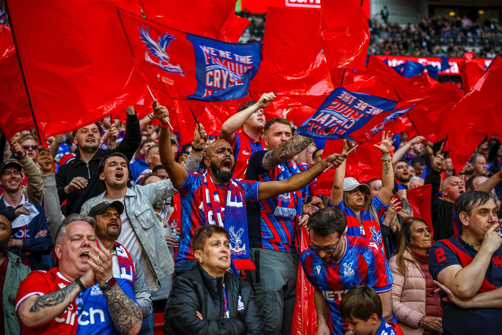 FA Cup 2024/25: Crystal Palace 3-0 Aston Villa - Photos of Eagles fans ...